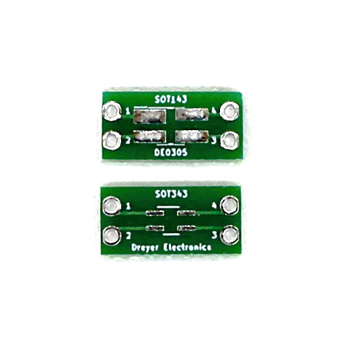 SOT143/SOT343 to DIP Breakout Board - (50 Pack) – Dreyer Electronics